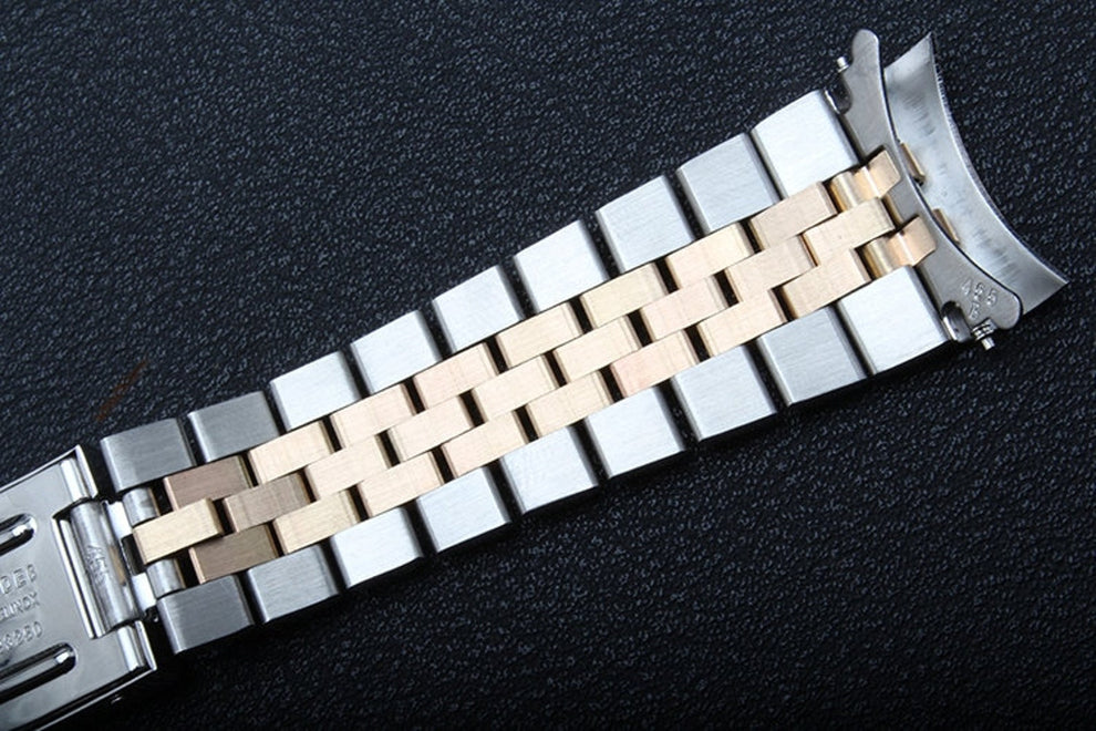 For Rolex 13mm, 17mm and 20mm Jubilee Steel Strap Bracelet Band SS Jub ...